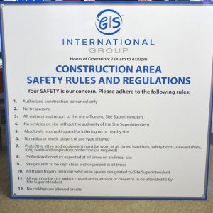 High Quality Custom Safety Signs by New York Sign Company – New York ...